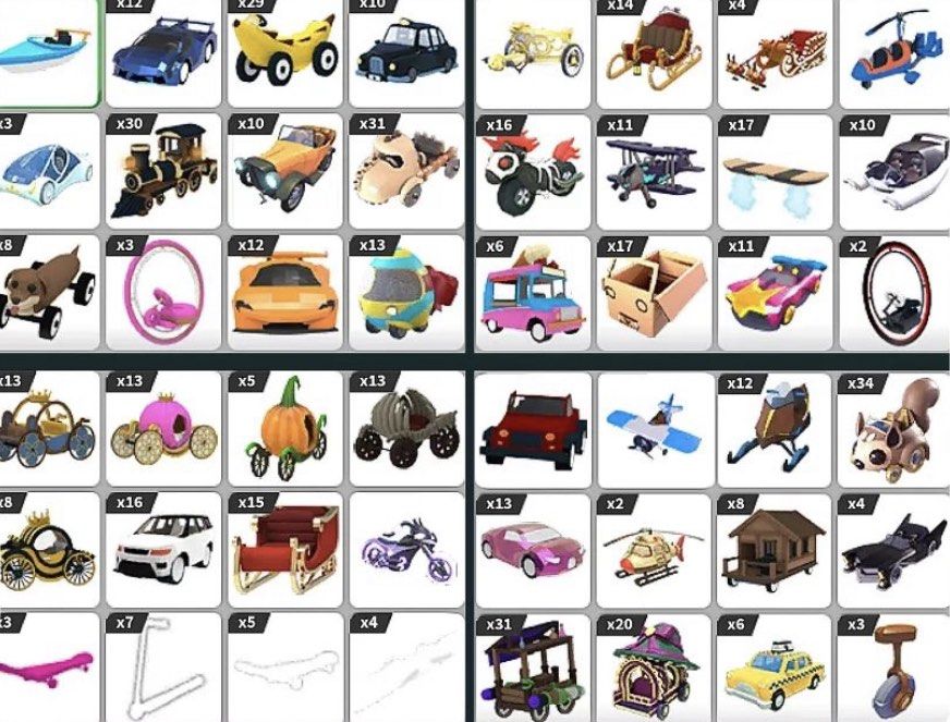 ROBLOX adopt me vehicles : everything $1, Video Gaming, Gaming ...