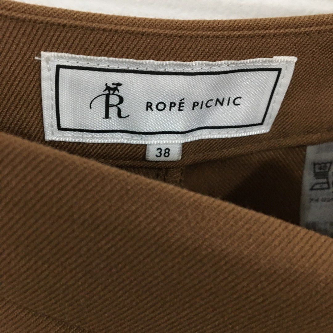 Rope Picnic Japan Wrap Style Wide Leg Cropped Pants on Carousell
