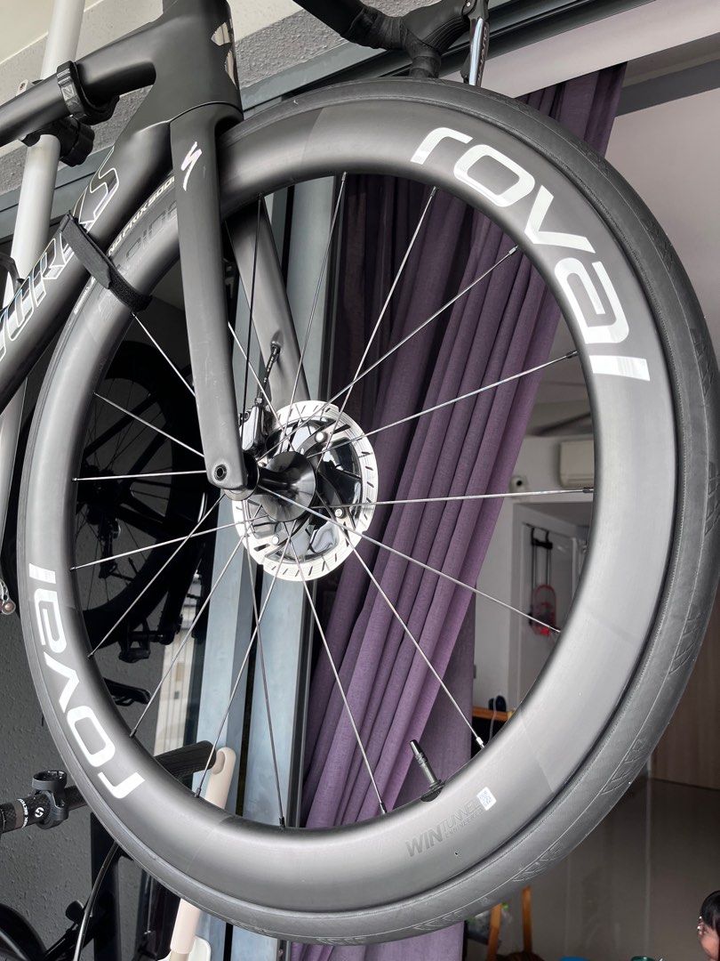 Roval Rapide CLX (Disc Brake) Carbon Wheelset, Sports Equipment ...