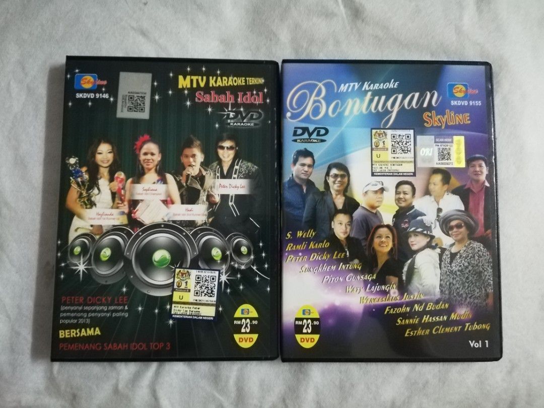 Sabah Idol & Bontugan Skyline MTV Karaoke DVD, Satu RM10.00 Tak Masuk Pos, Hobbies & Toys, Music ...