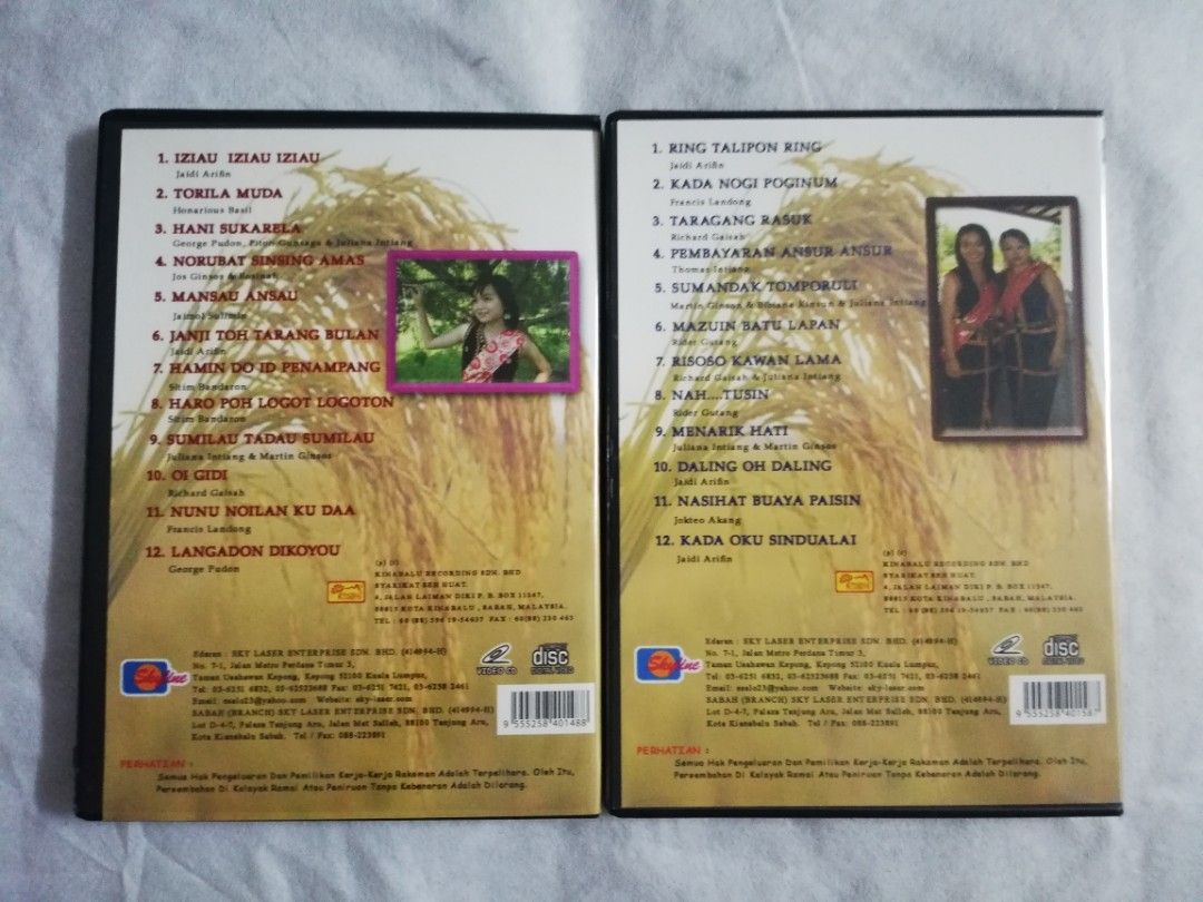 Sabah The Land Below The Wind Vol.2 & 3 Karaoke VCD. Satu RM10.00 Tak Masuk Pos, Hobbies & Toys ...