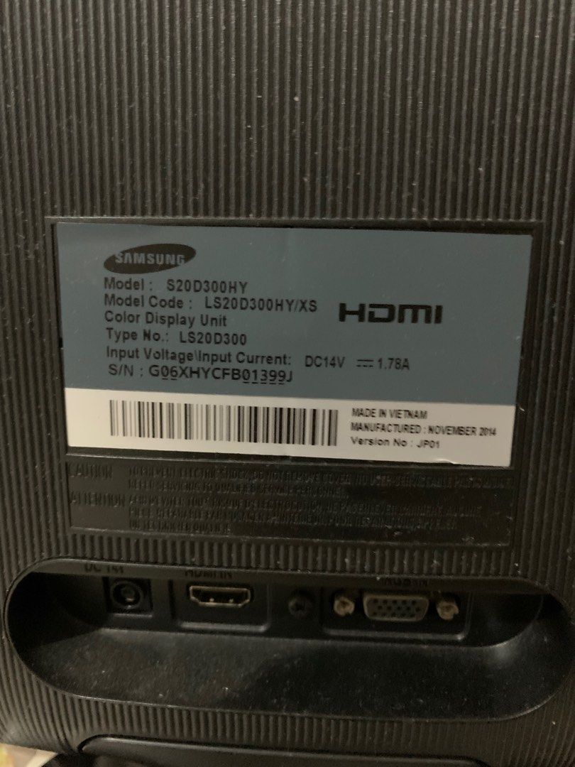 Samsung Monitor, Computers & Tech, Parts & Accessories, Monitor Screens ...