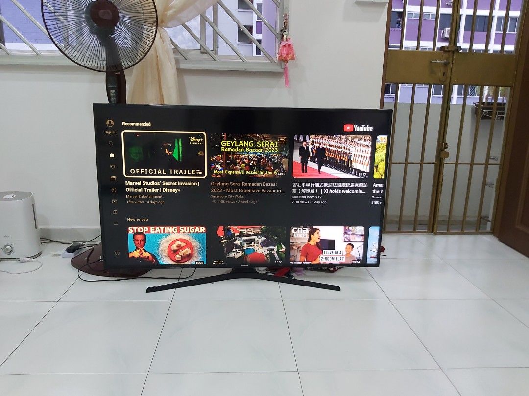 Samsung UA-55UHD 4K Smart LED TV, TV & Home Appliances, TV ...