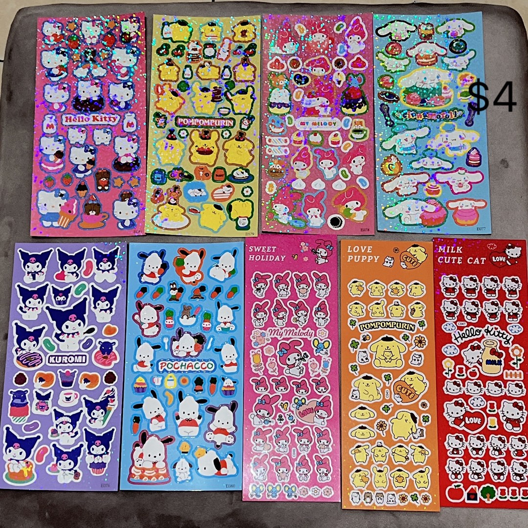 Sanrio Characters Stickers For Sale 3 Hobbies Toys Stationery 