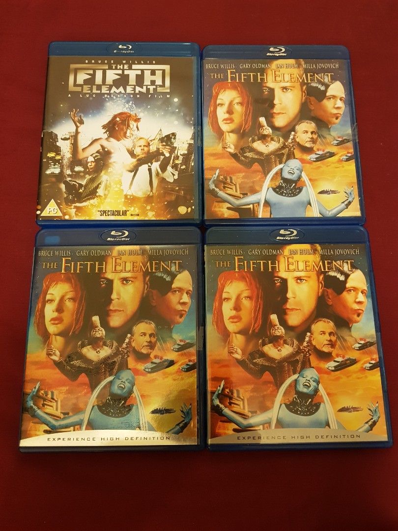 The Fifth Element 1997 Sci-Fi Cult Classic Blu-Ray, Hobbies & Toys ...
