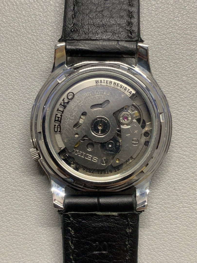 Seiko Pilot Field Watch Automatic Leather Strap, Luxury, Watches on ...