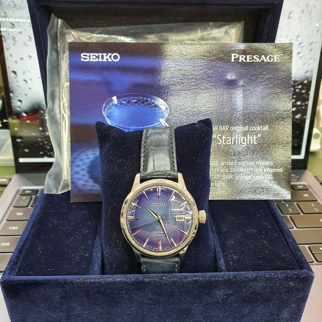 Seiko Starlight Cocktail SRPC01J1 Limited Edition Full Set Watch Blue ...