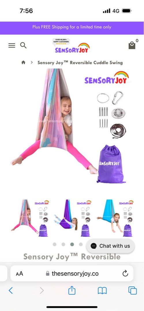 Sensory Joy Reversible Cuddle swing, Babies & Kids, Infant Playtime on ...