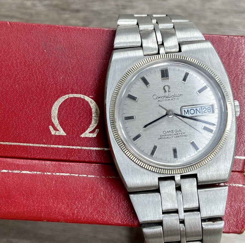 (Serviced/Box/Receipt) Omega Constellation Chronometer DAY DATE 1970s ...
