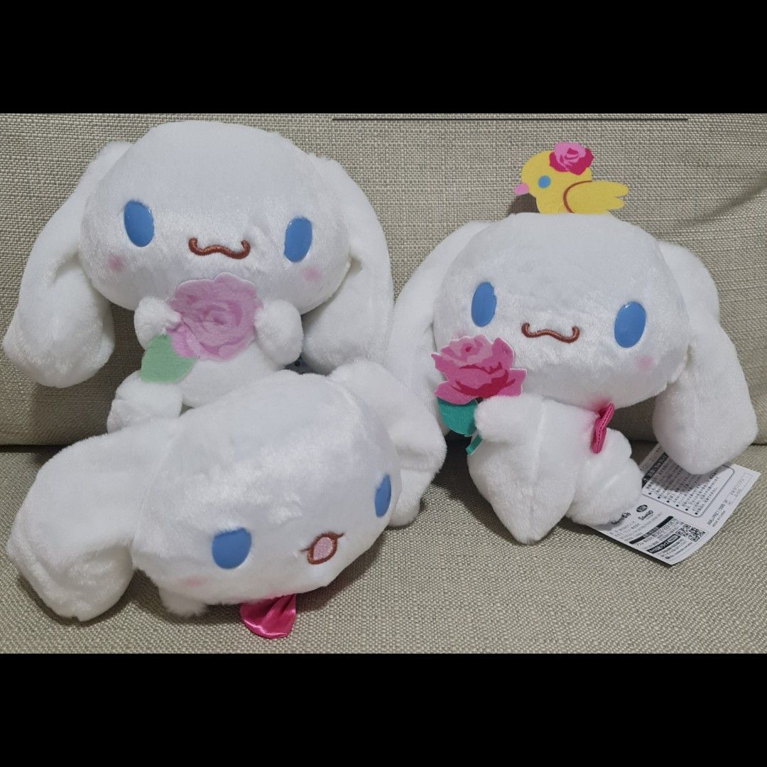Set of 3 Sanrio Cinnamoroll Plushie Soft Toy, Hobbies & Toys, Toys ...