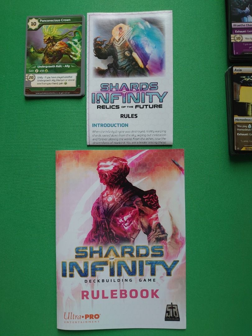 Shards of Infinity + Relics of the Future Expansion, Hobbies & Toys ...