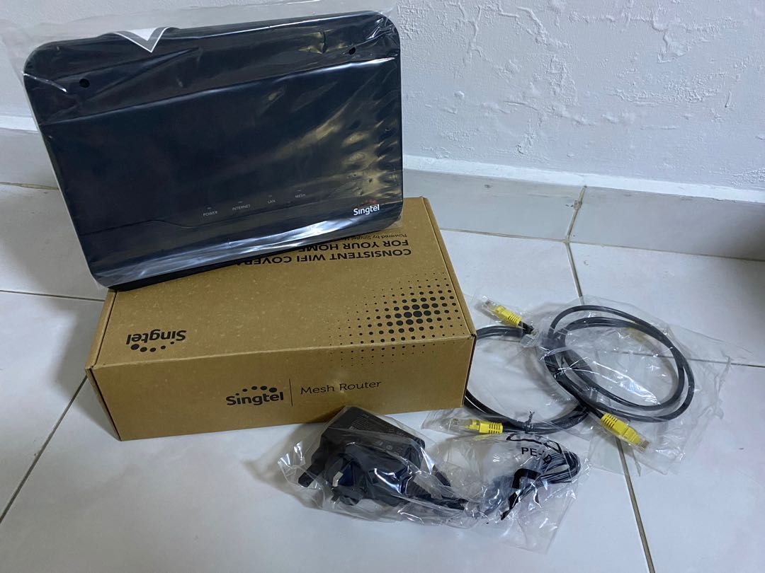 Singtel Mesh Router, Computers & Tech, Office & Business Technology on ...
