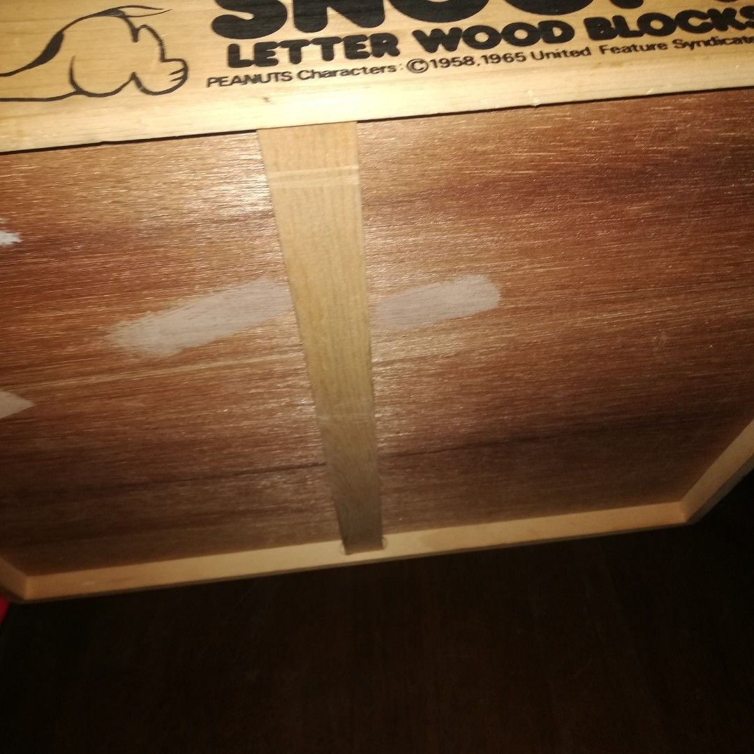 snoopy wood blocks, Hobbies & Toys, Toys & Games on Carousell