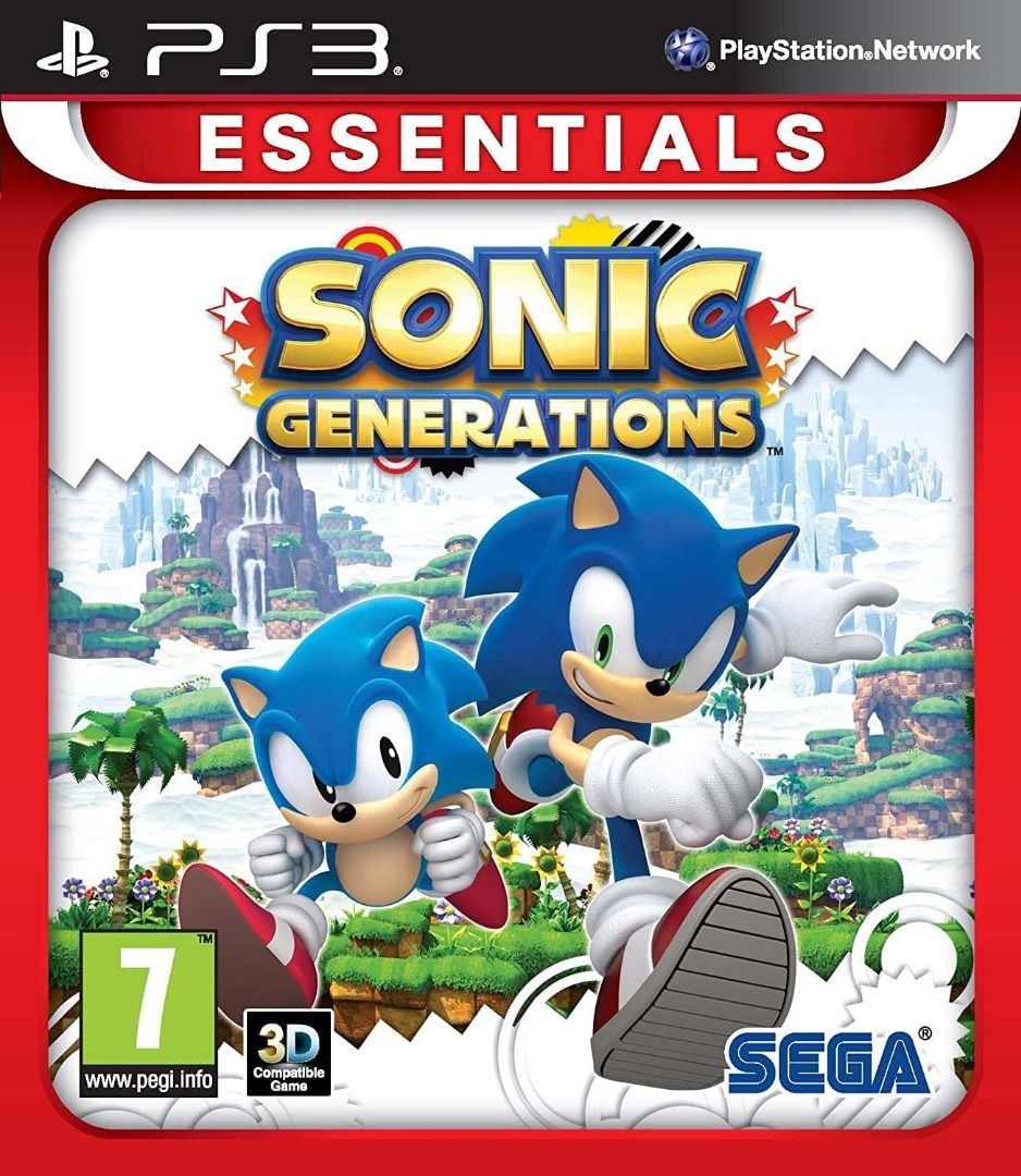 Sonic Generations (Essentials) Game PS3, Video Gaming, Video Games, PlayStation on Carousell