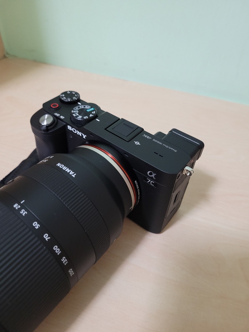 Sony A7C & Tamron 28-200 lens, Photography, Cameras on Carousell