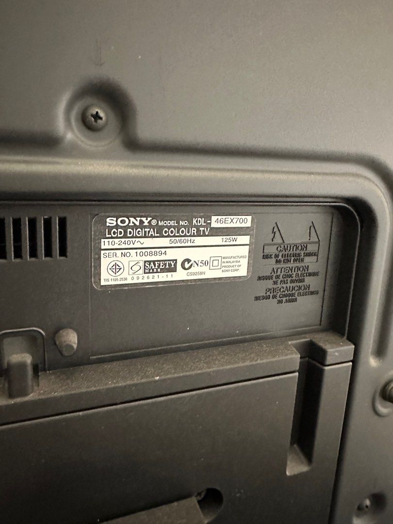 46 inch Sony Color LCD TV 46EX700, TV & Home Appliances, TV ...