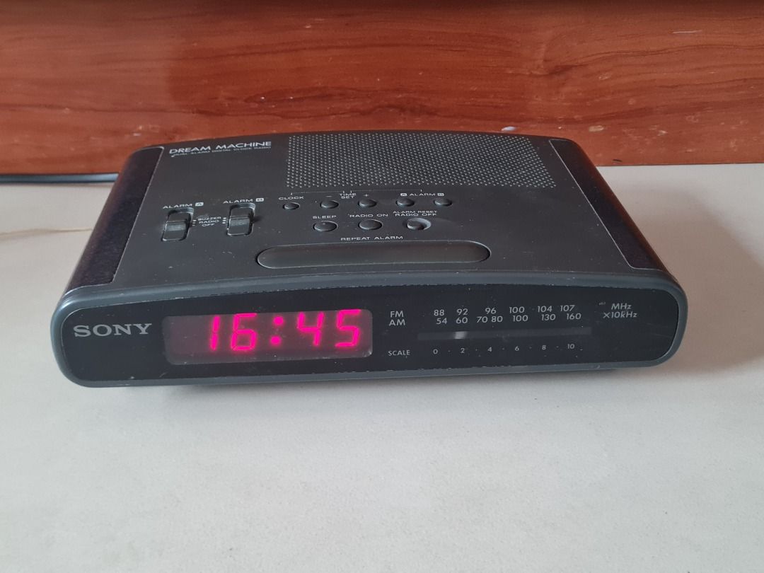 Sony Dream Machine Alarm Clock FM/AM Radio ICF-C420, TV & Home ...