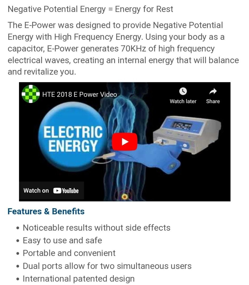 SOQI Energy machine, TV & Home Appliances, Other Home Appliances on ...