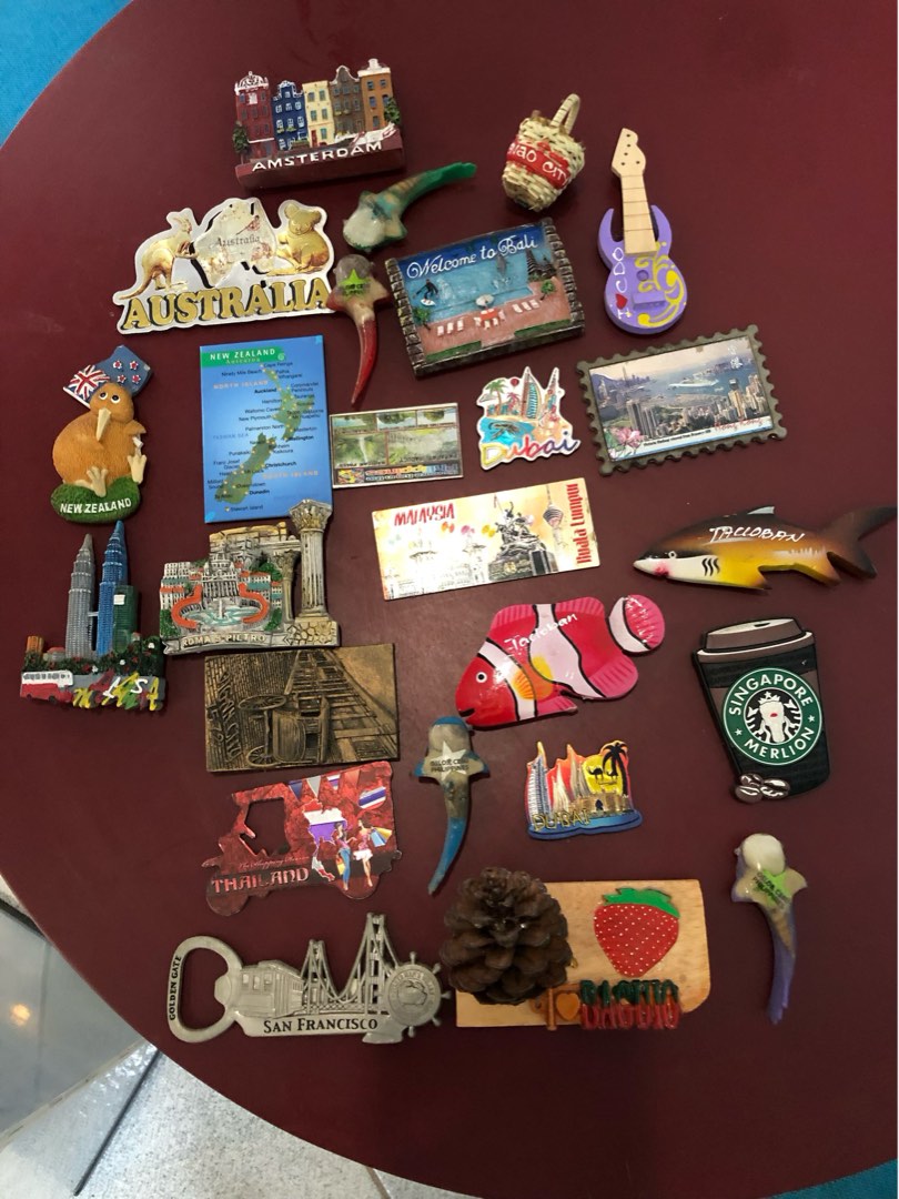 Souvenir Travel Magnets Set (25 pieces) on Carousell