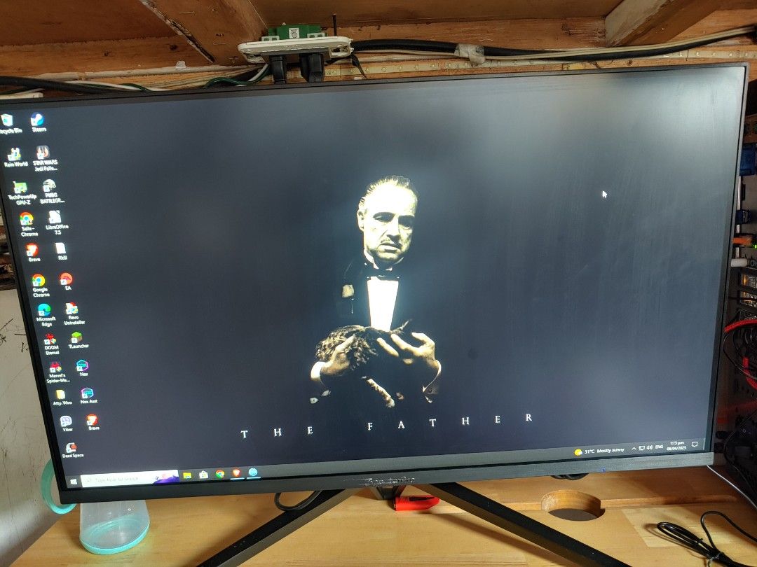 spectre pro 27gx frameless monitor, Computers & Tech, Parts ...