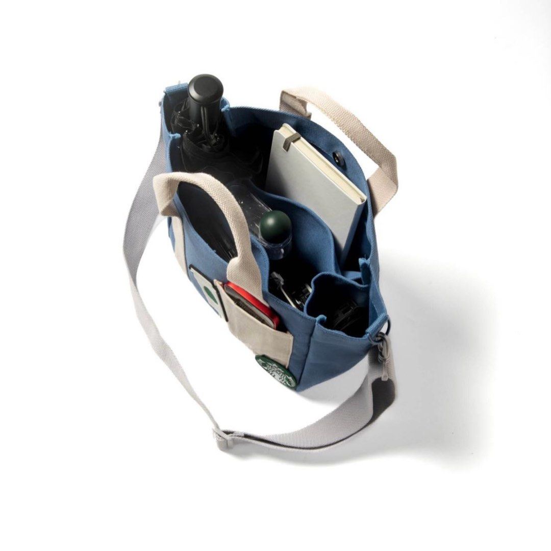 Starbucks Blue Colour-block Bag, Women's Fashion, Bags & Wallets ...
