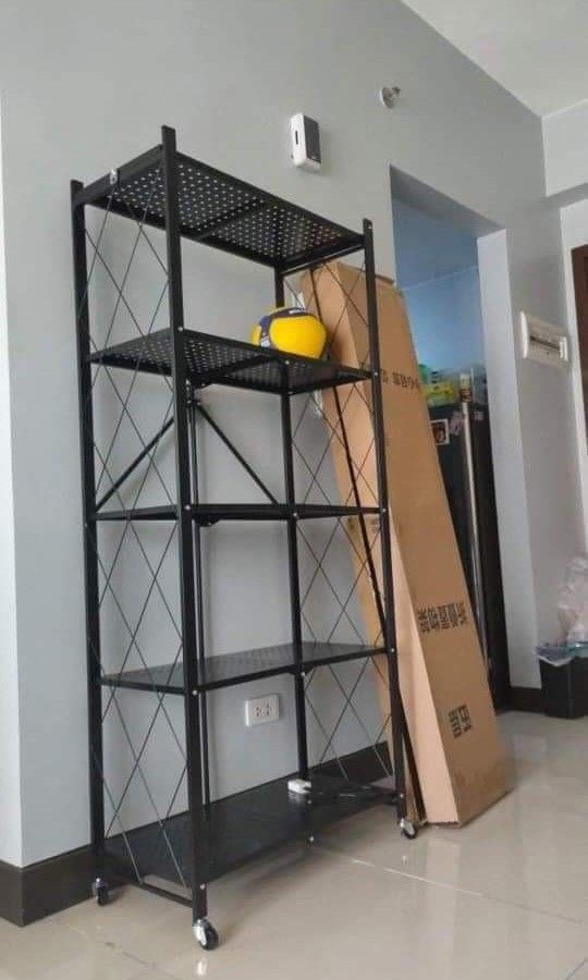 STEEL RACKS SHELF (BLACK ONLY) on Carousell