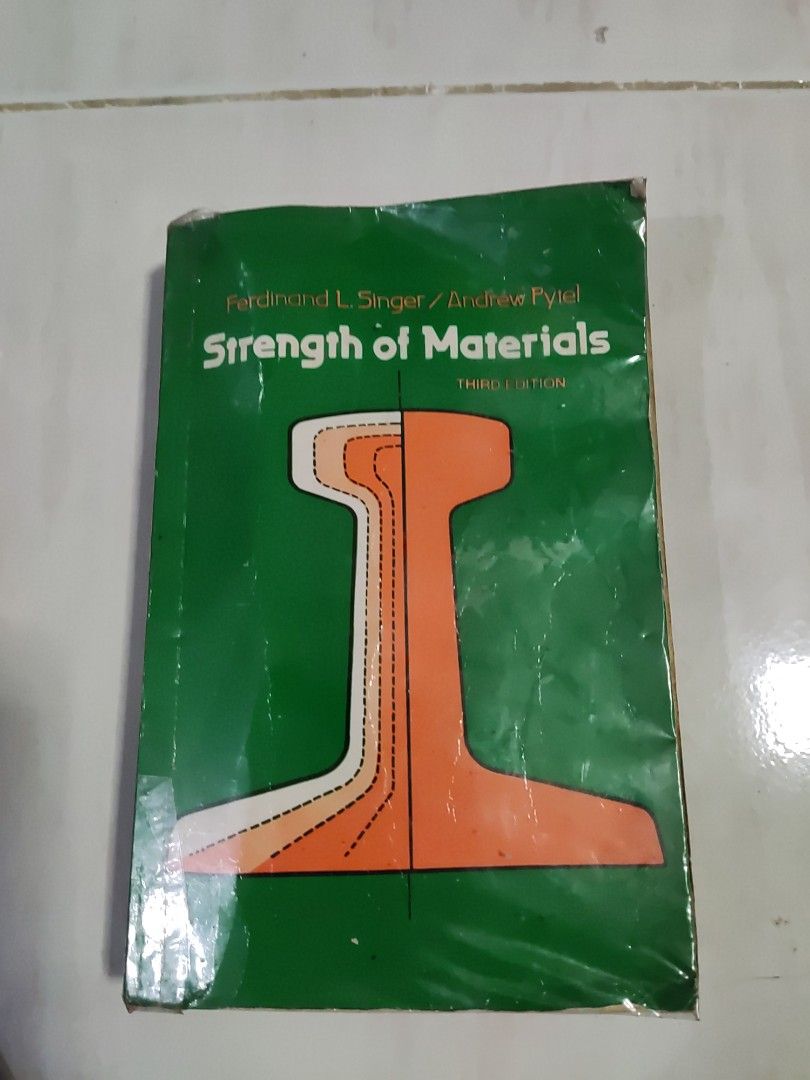 Strength of Materials Singer Pytel Third Edition, Hobbies & Toys, Books ...