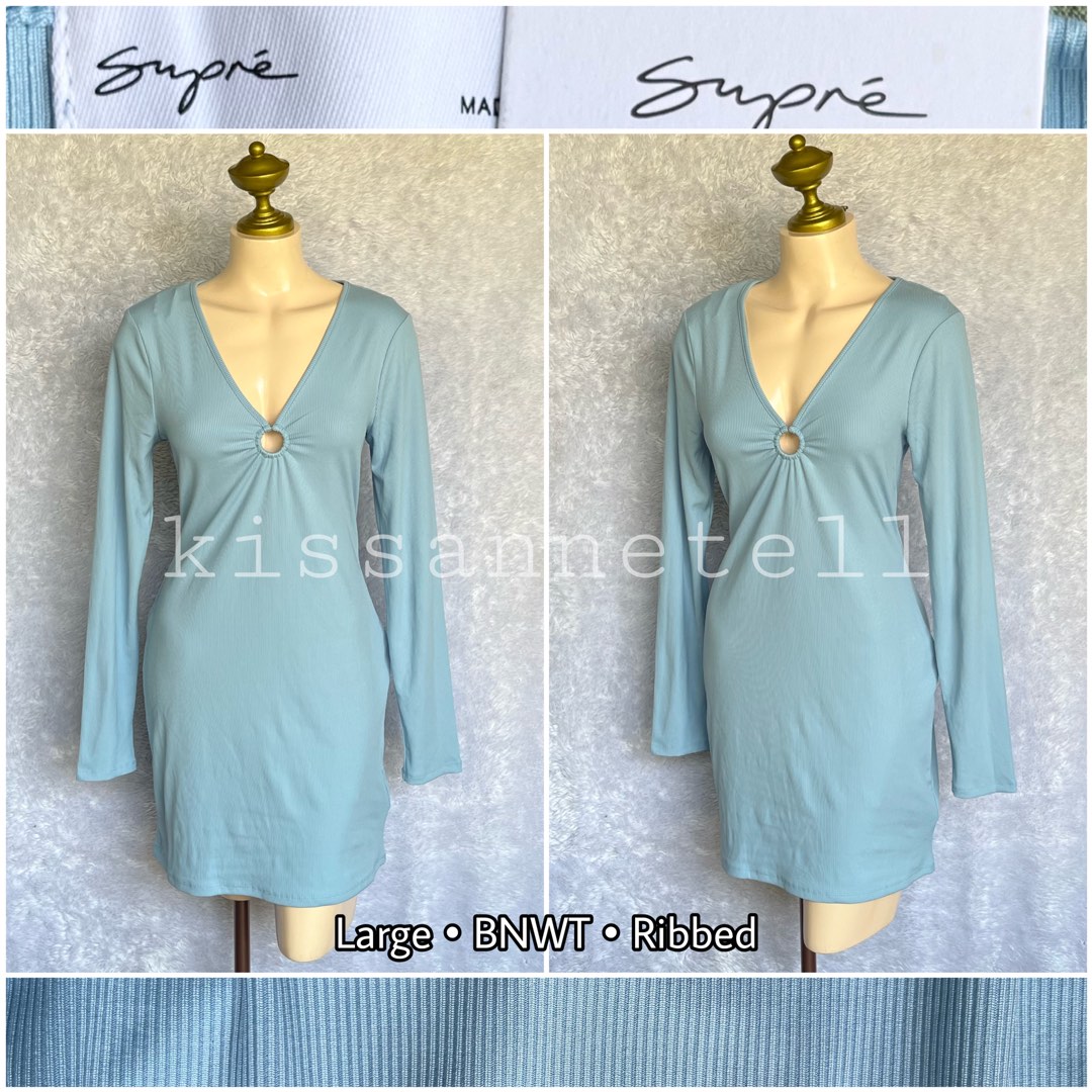 Supre ribbed dress, Women's Fashion, Dresses & Sets, Dresses on Carousell