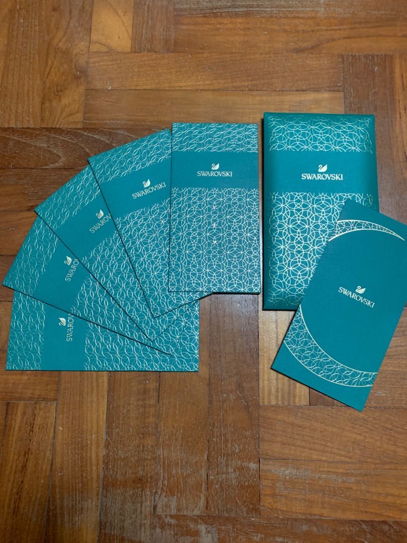 Swarovski Red Packet / Green Packet / Hari Raya Packet / Sampul (5 ...