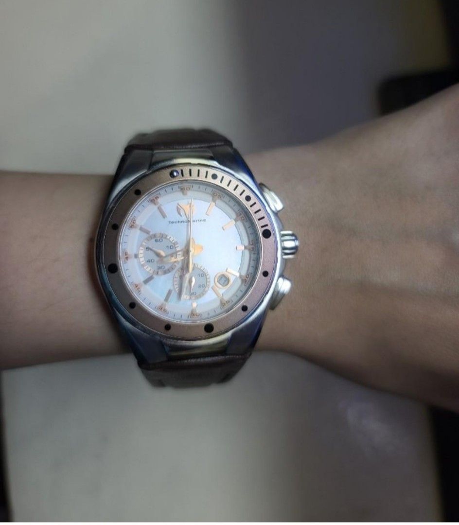 TECHNOMARINE LIMITED EDITION MANTA RAY TWO TONE CHRONOGRAPH WATCH ...