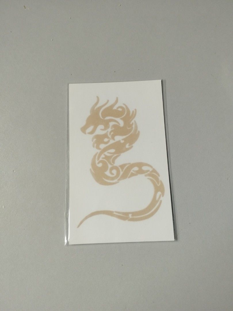 Temporary tattoo sticker dragon long lasting water proof, Hobbies ...