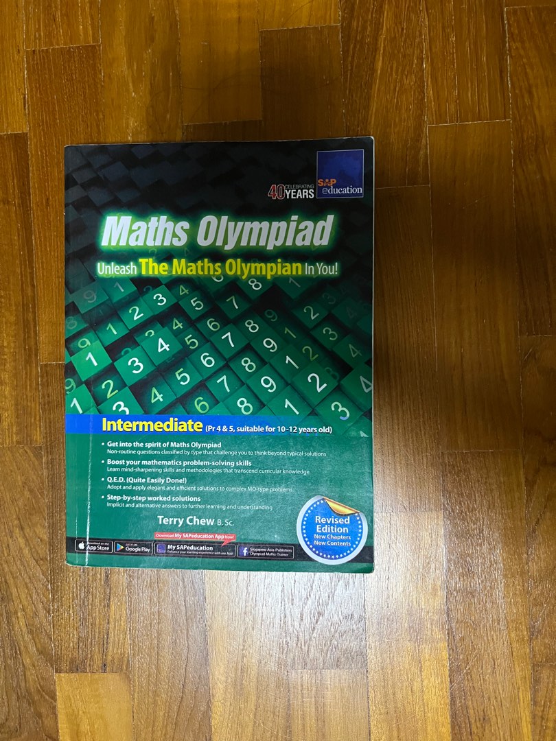 Terry Chew Math Olympiad - Intermediate book, Hobbies & Toys, Books ...