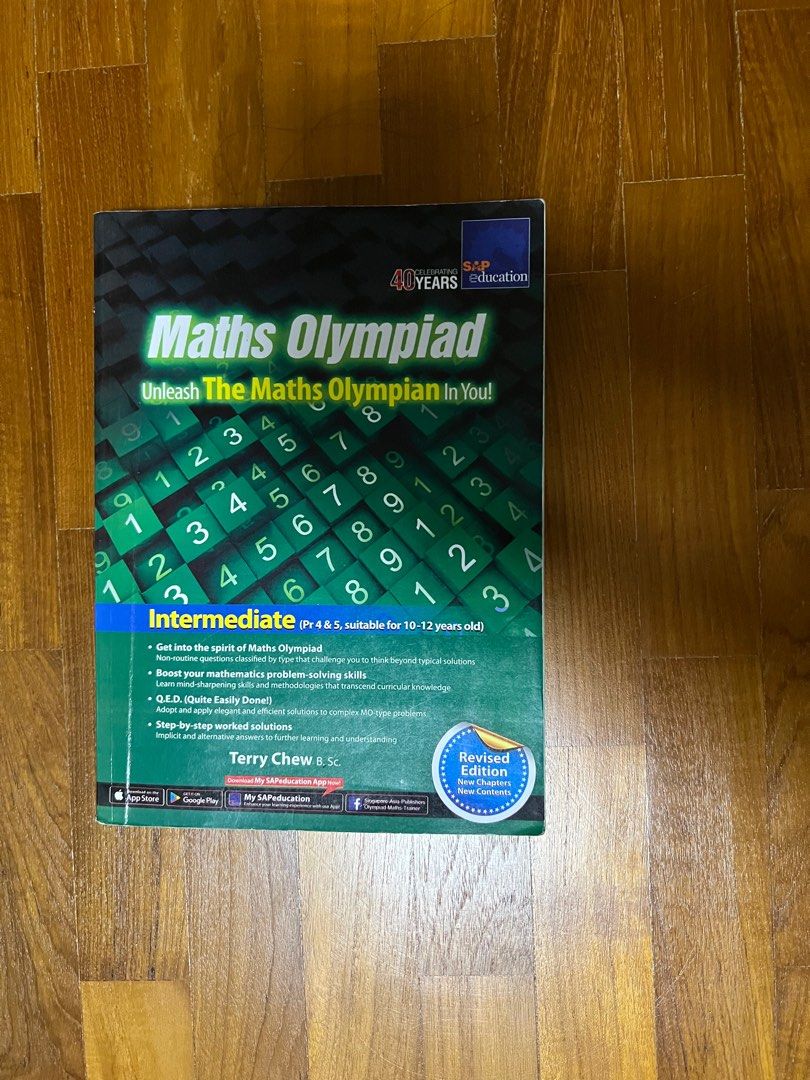 Terry Chew Math Olympiad - Intermediate book, Hobbies & Toys, Books ...
