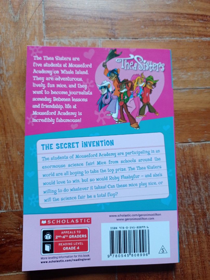Thea Stilton Mouseford Academy The secret invention, Hobbies & Toys ...