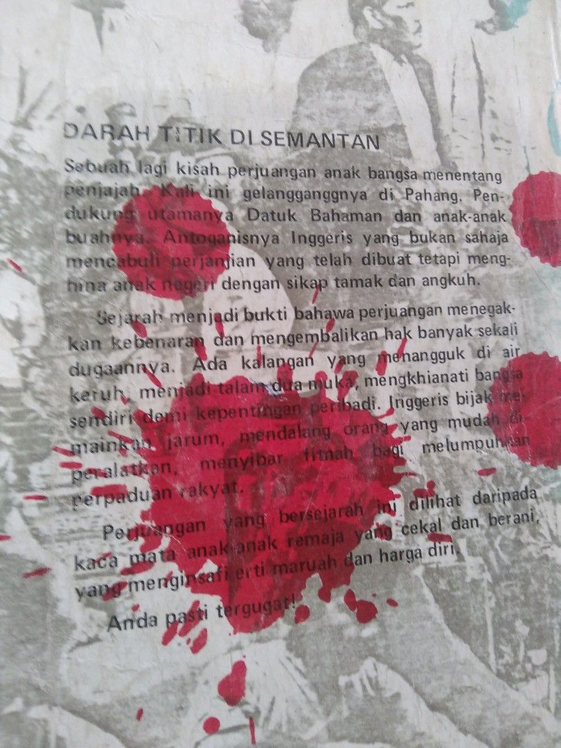 Titik titik di semantan ( arman sani novel lama ), Hobbies & Toys, Books & Magazines, Storybooks ...