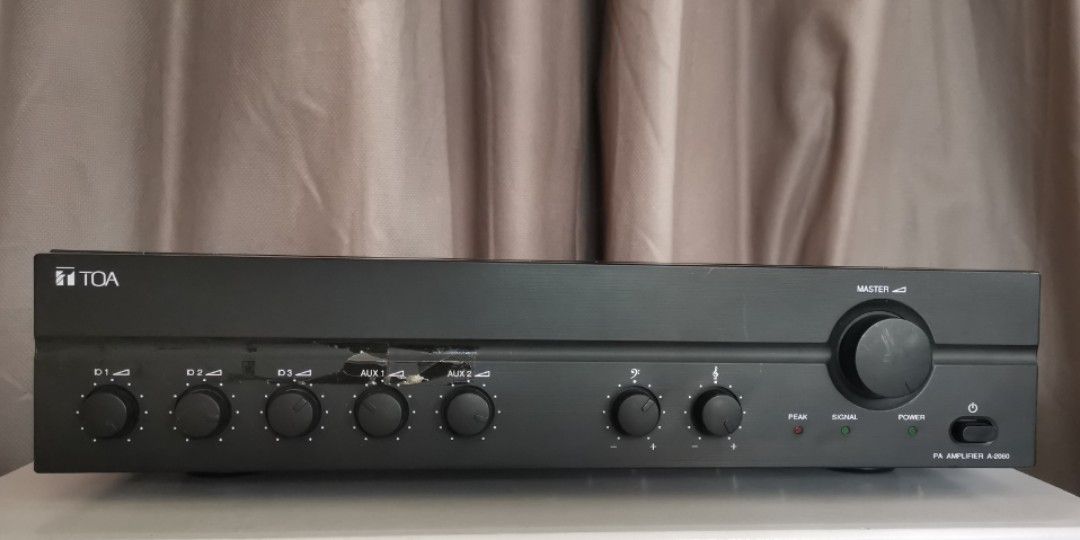 TOA PA amplifier A2060, 音響器材, Soundbar、揚聲器、藍牙喇叭、耳擴 - Carousell