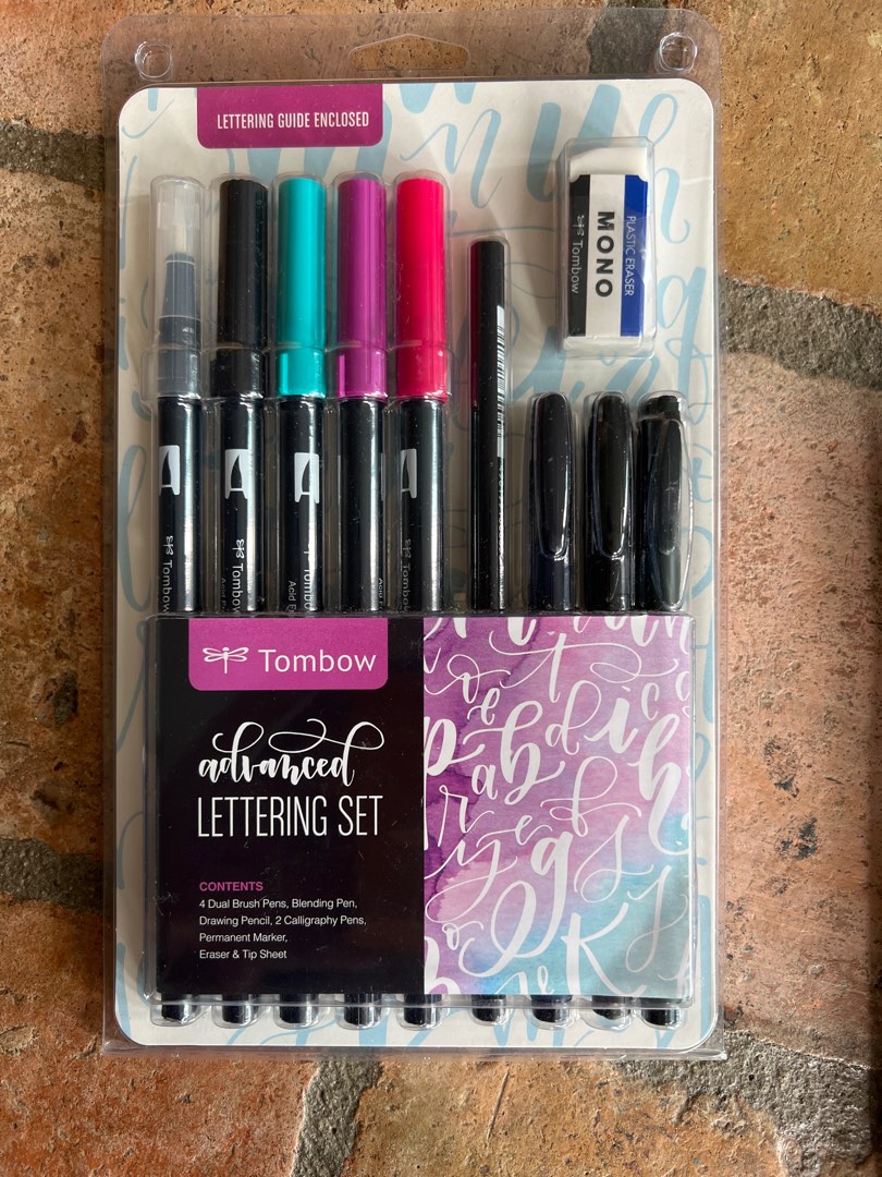 Tombow lettering set, Hobbies & Toys, Stationery & Craft, Craft ...