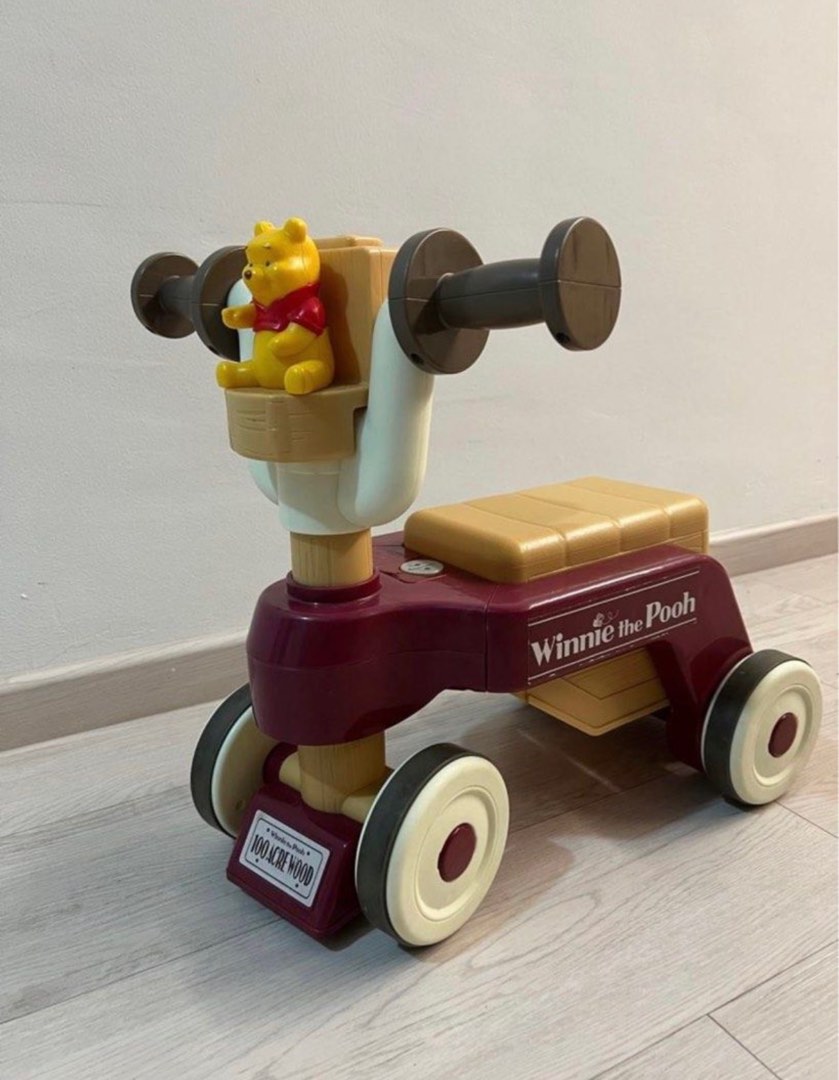 Tomy Disney Pooh Walker & Rider, Babies & Kids, Infant Playtime on ...