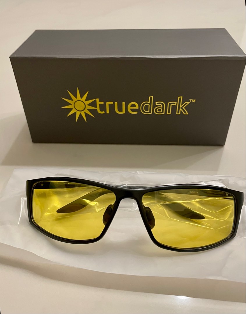 True dark sunglasses, Men's Fashion, Watches & Accessories, Sunglasses ...