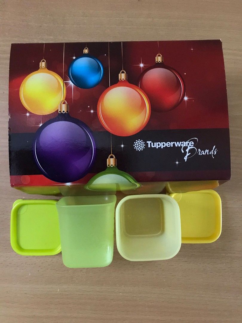 Tupperware Rainbow Cubes Gift Set, Furniture & Home Living, Kitchenware ...