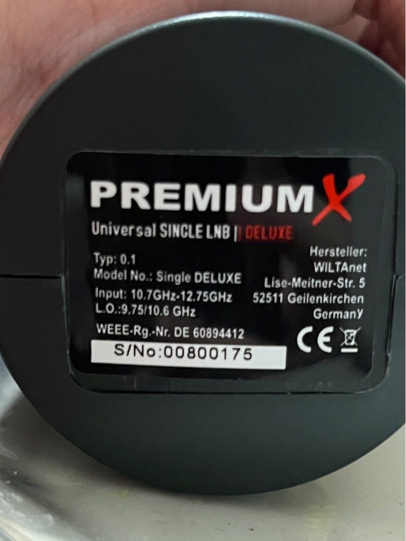 Universal Single Lab Deluxe Premium X Low- Noise block down converter ...