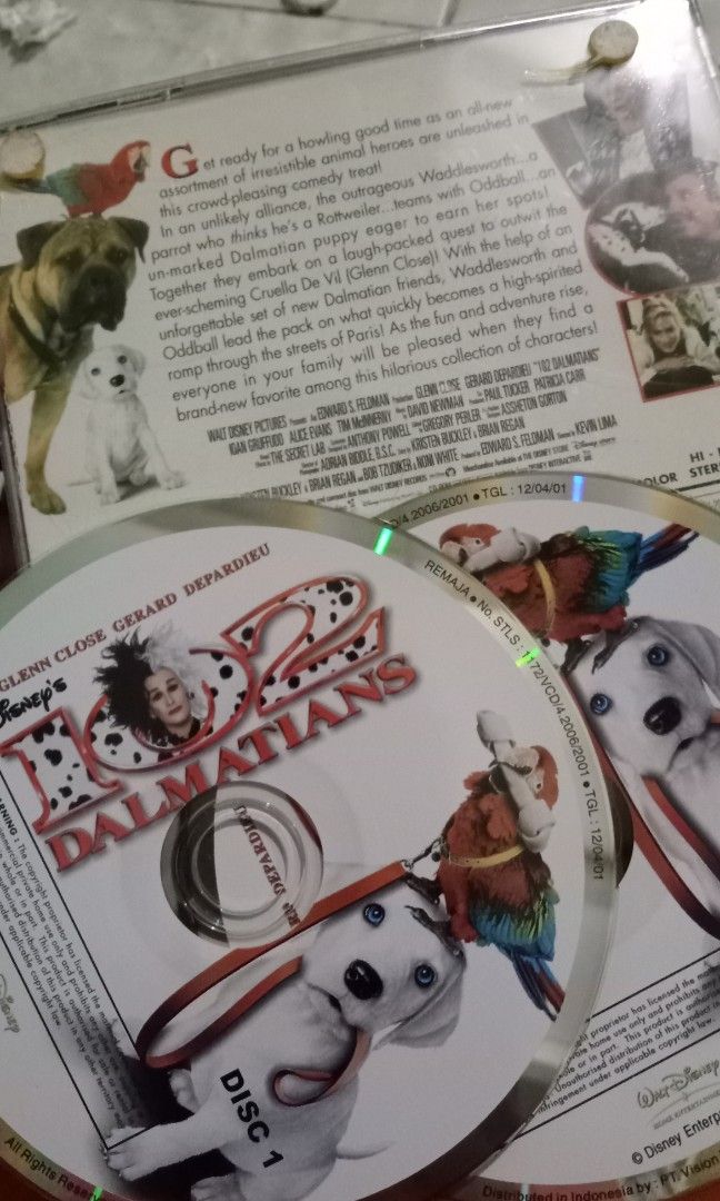 VcD moviE daLmAtians 103, Musik & Media, CD, DVD & Lainnya di Carousell