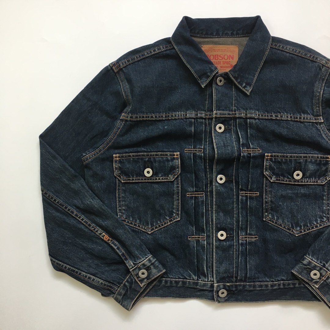 Vintage 90’s BOBSON Japan Type 2 Denim Trucker Selvedge jacket, Men's ...