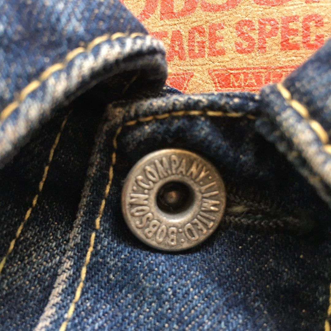 Vintage 90’s BOBSON Japan Type 2 Denim Trucker Selvedge jacket, Men's ...