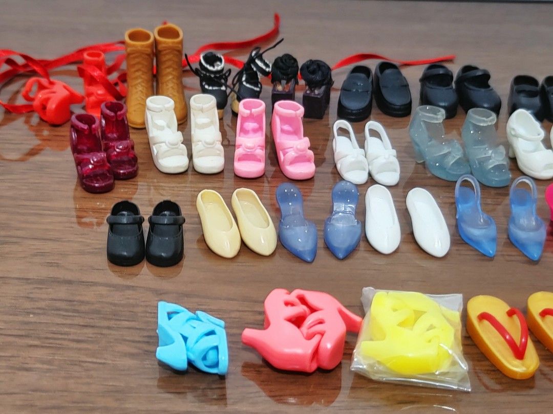 Vintage Barbie Shoe Lot Retro Heels Boots and More on Carousell