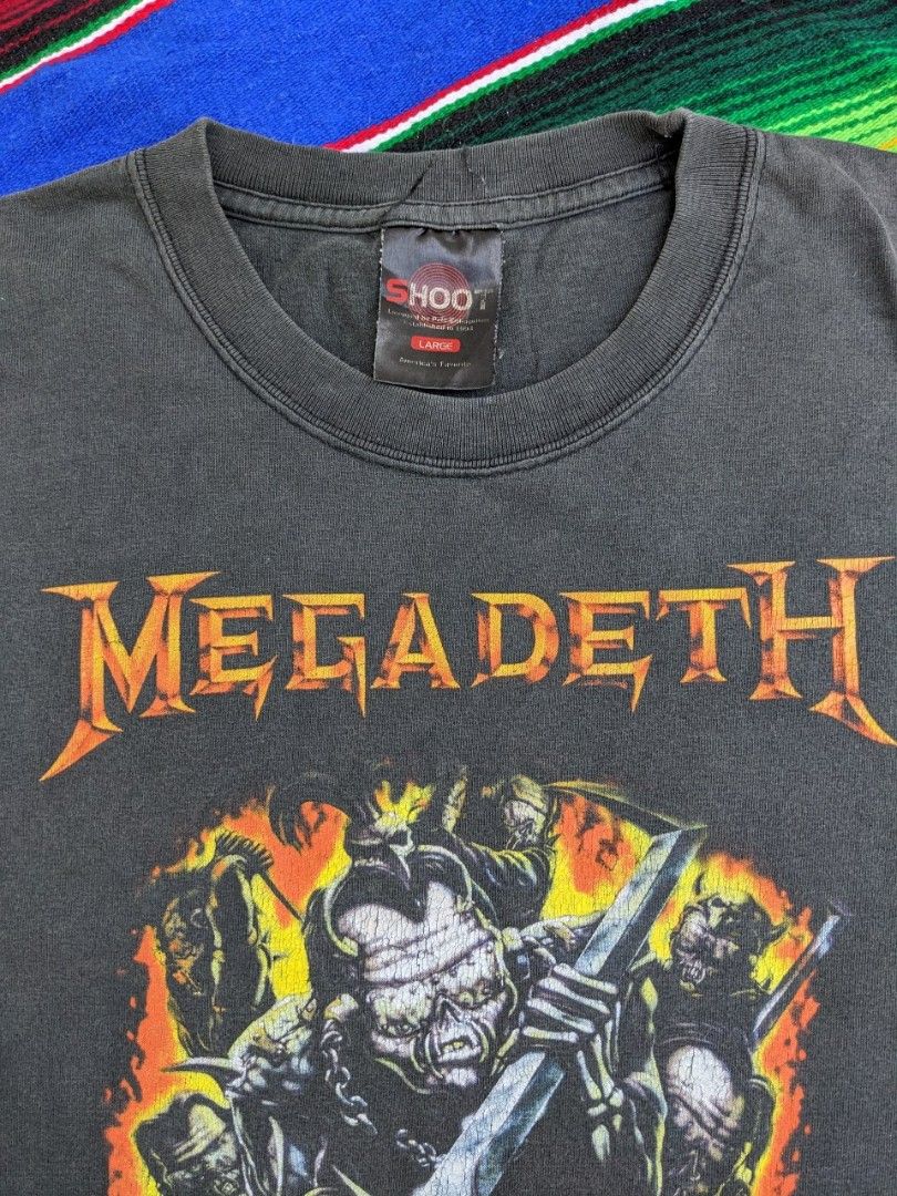 Vintage bootleg Megadeth baju band, Men's Fashion, Tops & Sets, Tshirts ...