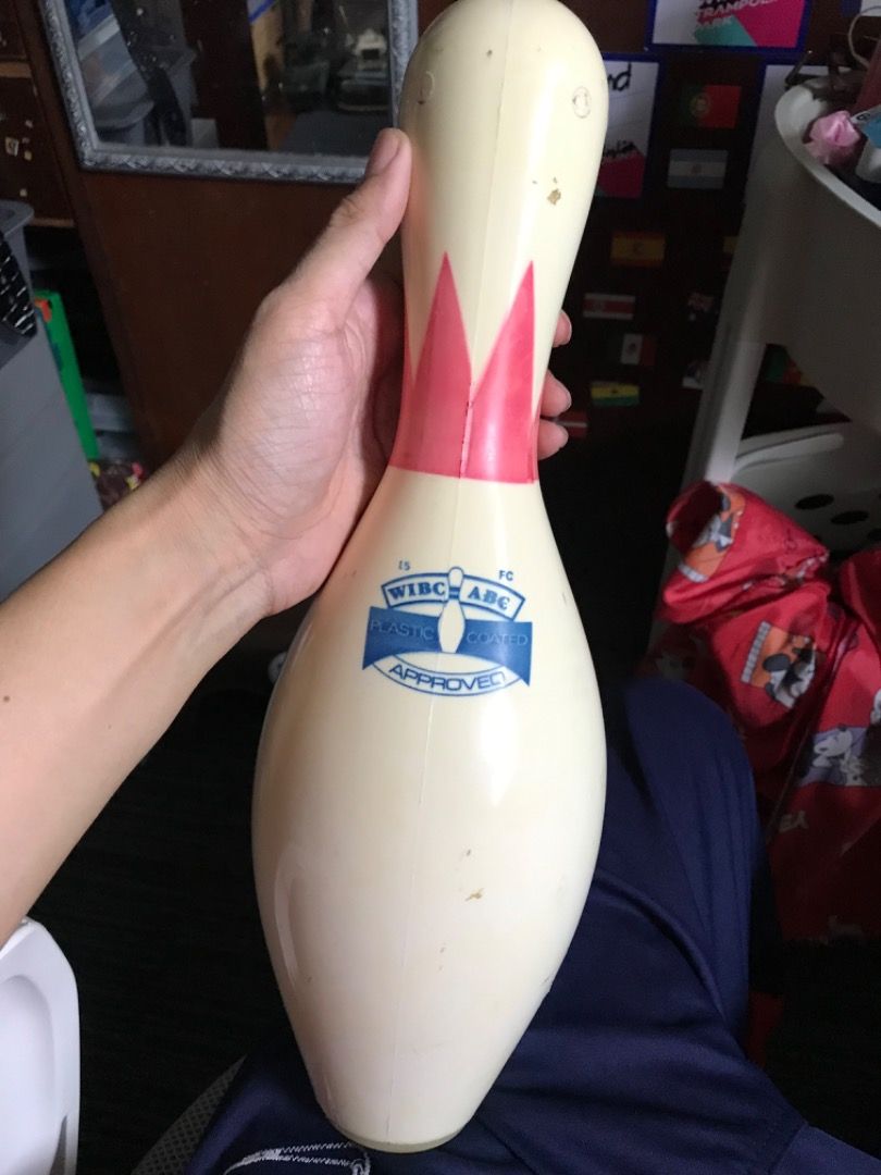 Vintage Brunswick Flyer bowling pin, Hobbies & Toys, Toys & Games on ...
