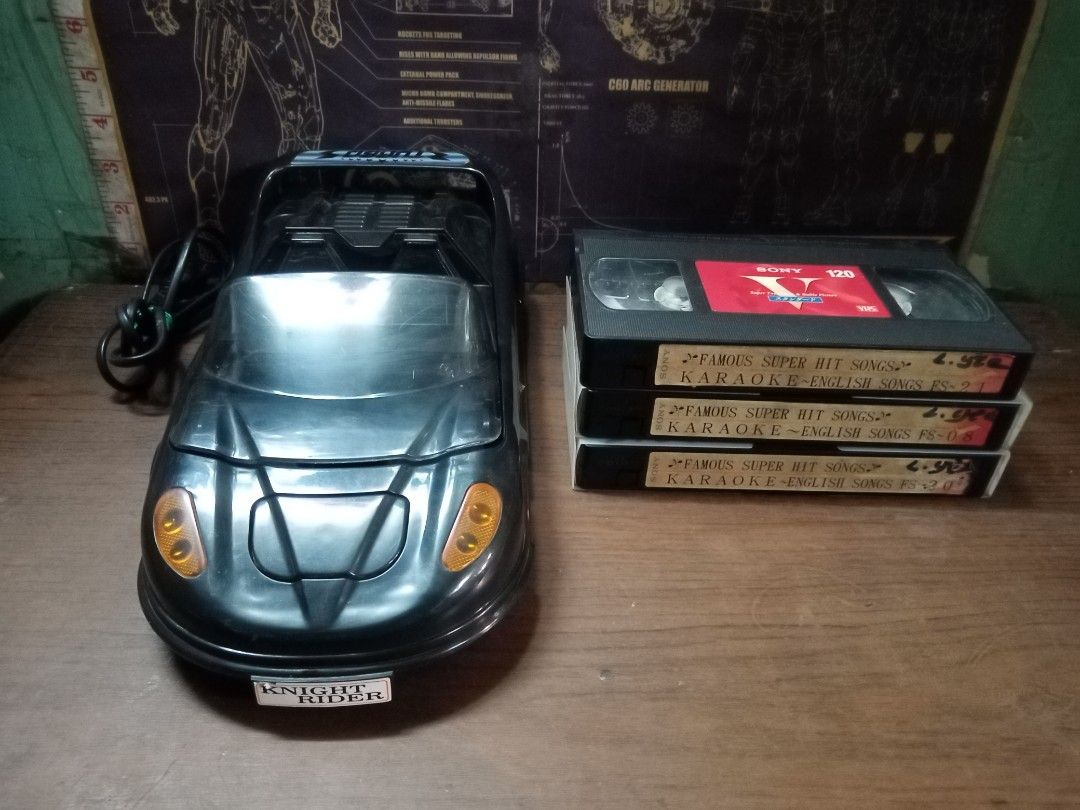 Vintage Rare Knight Rider VHS Rewinder (Working) w/ 3pcs VHS Tapes ...