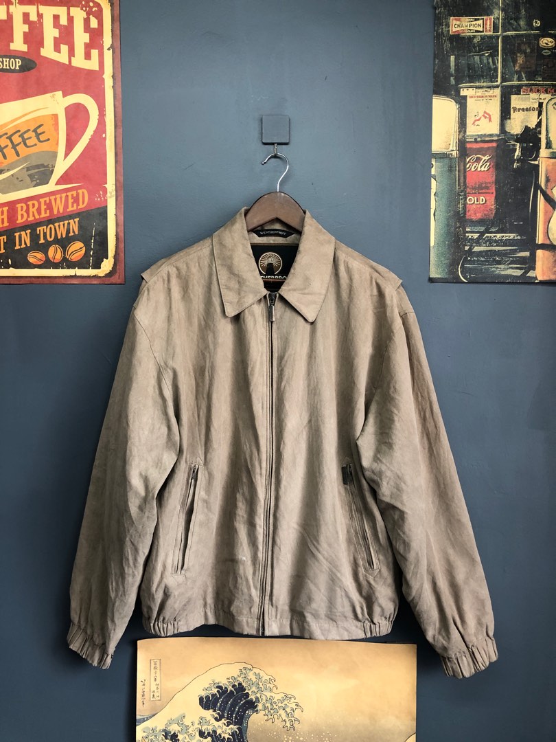 VINTAGE WEATHERPROOF SUEDE JACKET | CARHARTT VIBES on Carousell