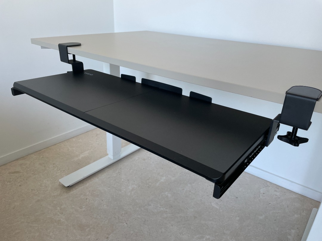 VIVO Large Keyboard Tray under desk - Black, Computers & Tech, Parts ...